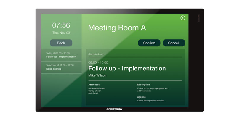 Crestron Meeting Room Solutions | Pure AV